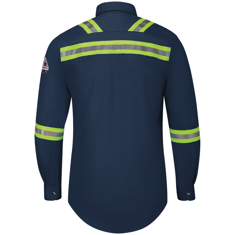 Men's Midweight FR Enhanced Visibility Shirt | Bulwark® FR