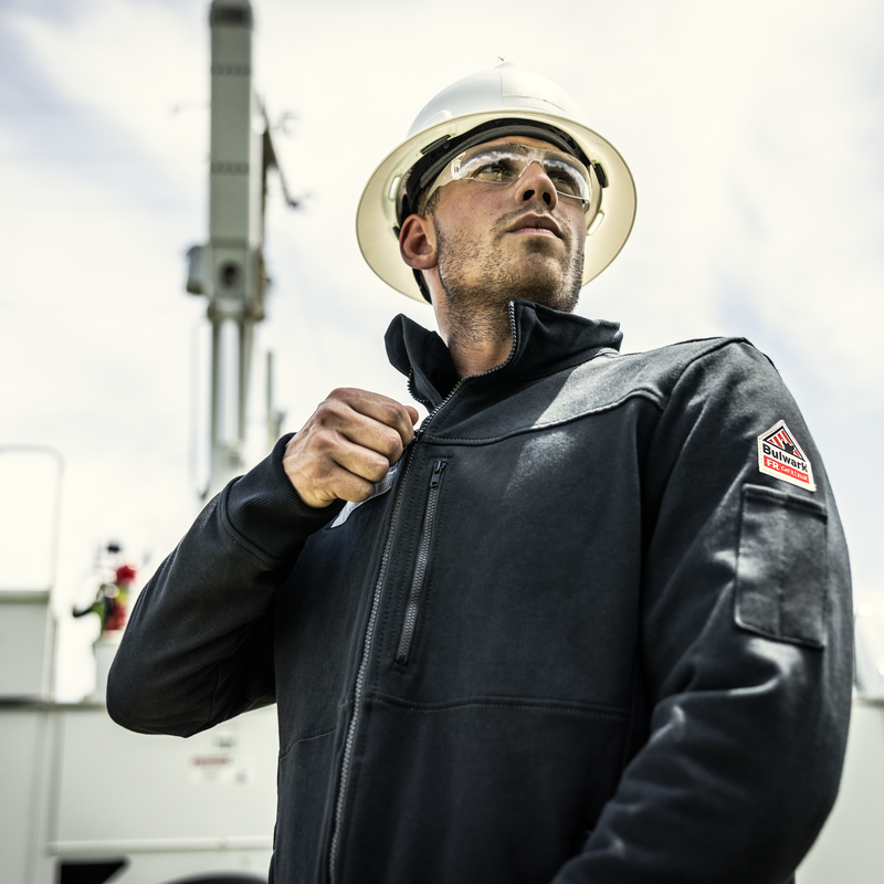 Men's Fleece FR Zip-Up Jacket | Bulwark® FR