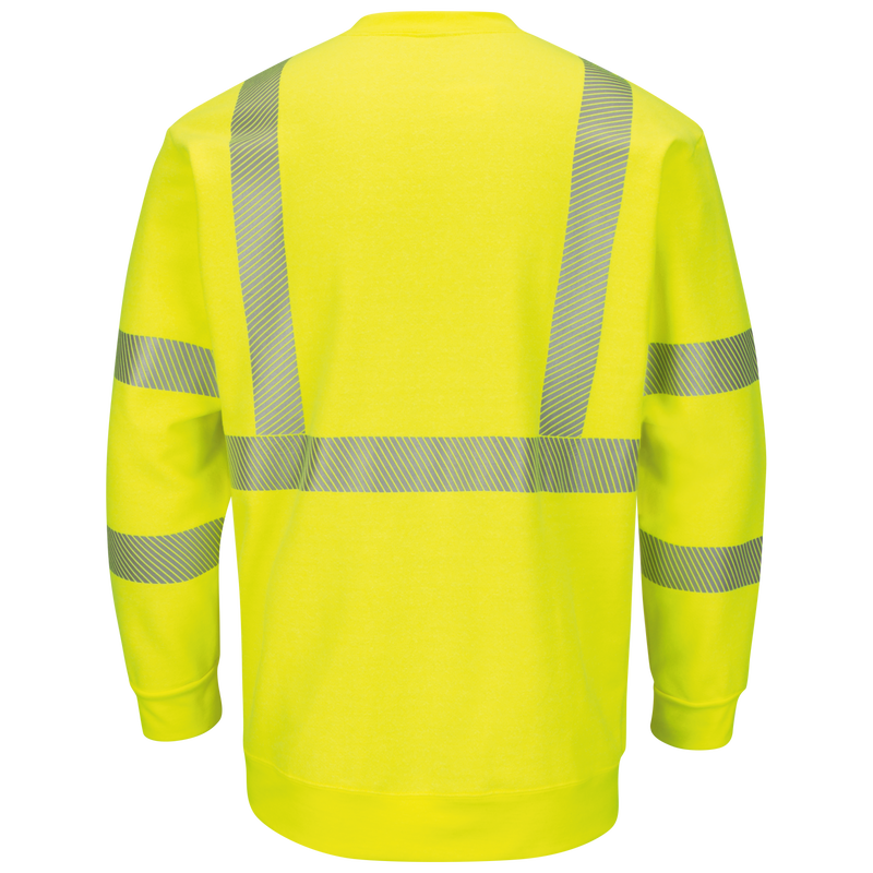 Men's Fleece FR Hi-Visibility Crewneck Sweatshirt